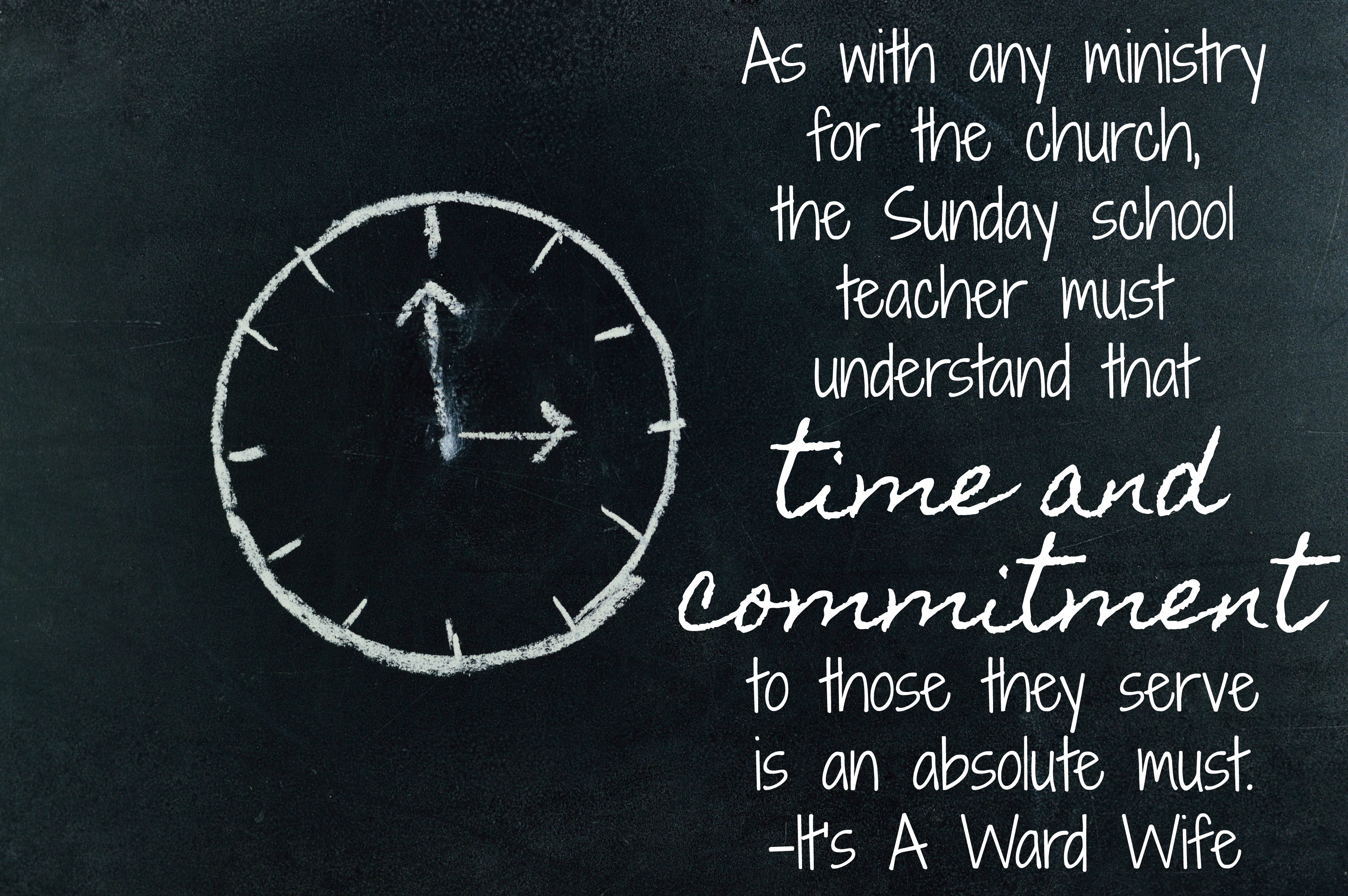 Why & How: The Sunday School Teacher